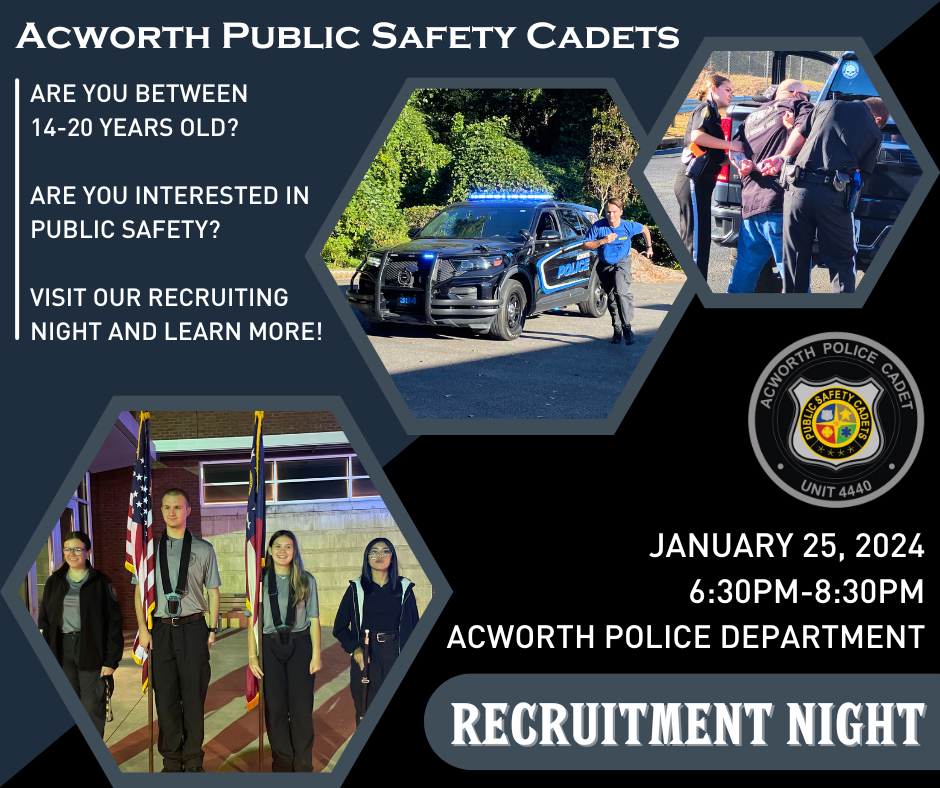 Cadet Recruitment Night – Acworth Public Safety Cadets