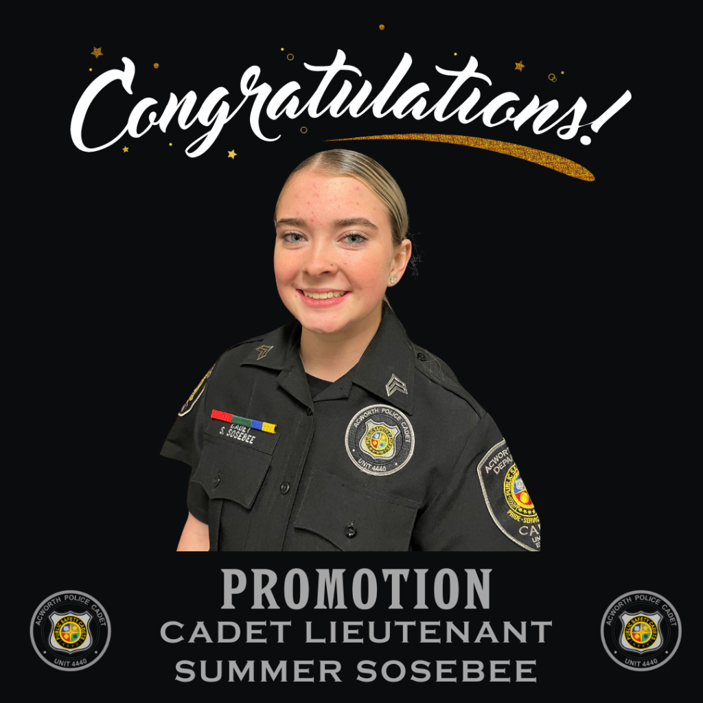 Cadet Promotions – Acworth Public Safety Cadets