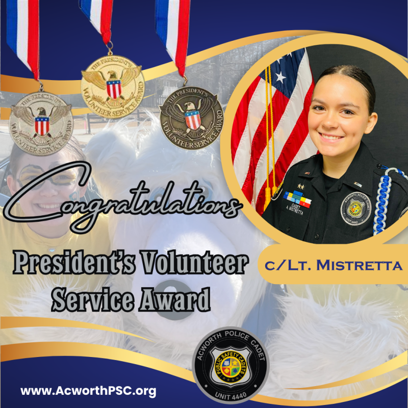 President’s Volunteer Service Award Recipients – Acworth Public Safety ...